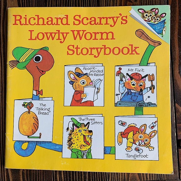 Toys | 315 Richard Scarrys Lowly Worm Storybook | Poshmark